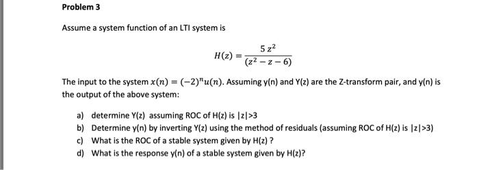 Solved do part (b) by given method residuals ??? i want to | Chegg.com