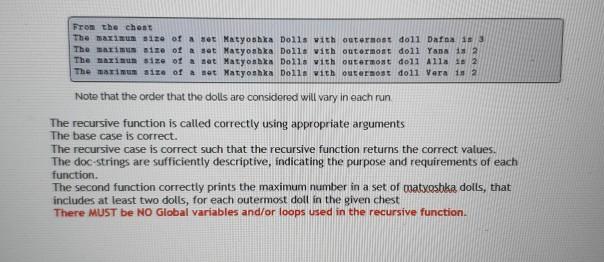 Solved Purpose: To practice recursion Degree of Difficulty: | Chegg.com