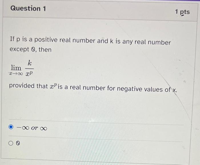 Solved If p is a positive real number and k is any real | Chegg.com