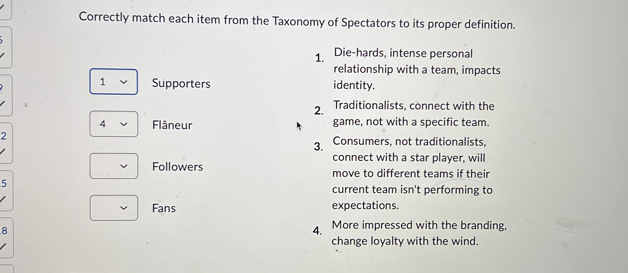 Solved Correctly match each item from the Taxonomy of | Chegg.com