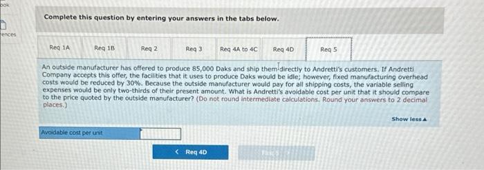 Solved Problem 11-18 Relevant Cost Analysis in a Variety of | Chegg.com