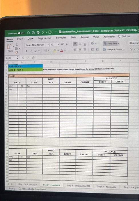 Solved Accounting Cycle \& Transaction Analvsis Final | Chegg.com