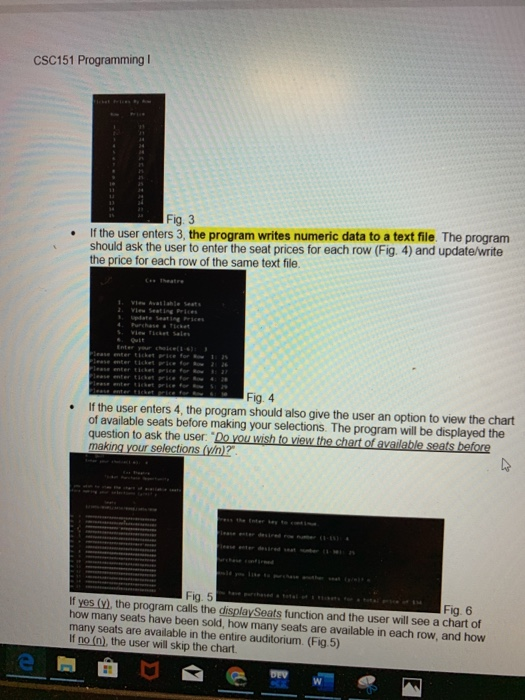 Solved t Write a Theater Seating program that can be used | Chegg.com