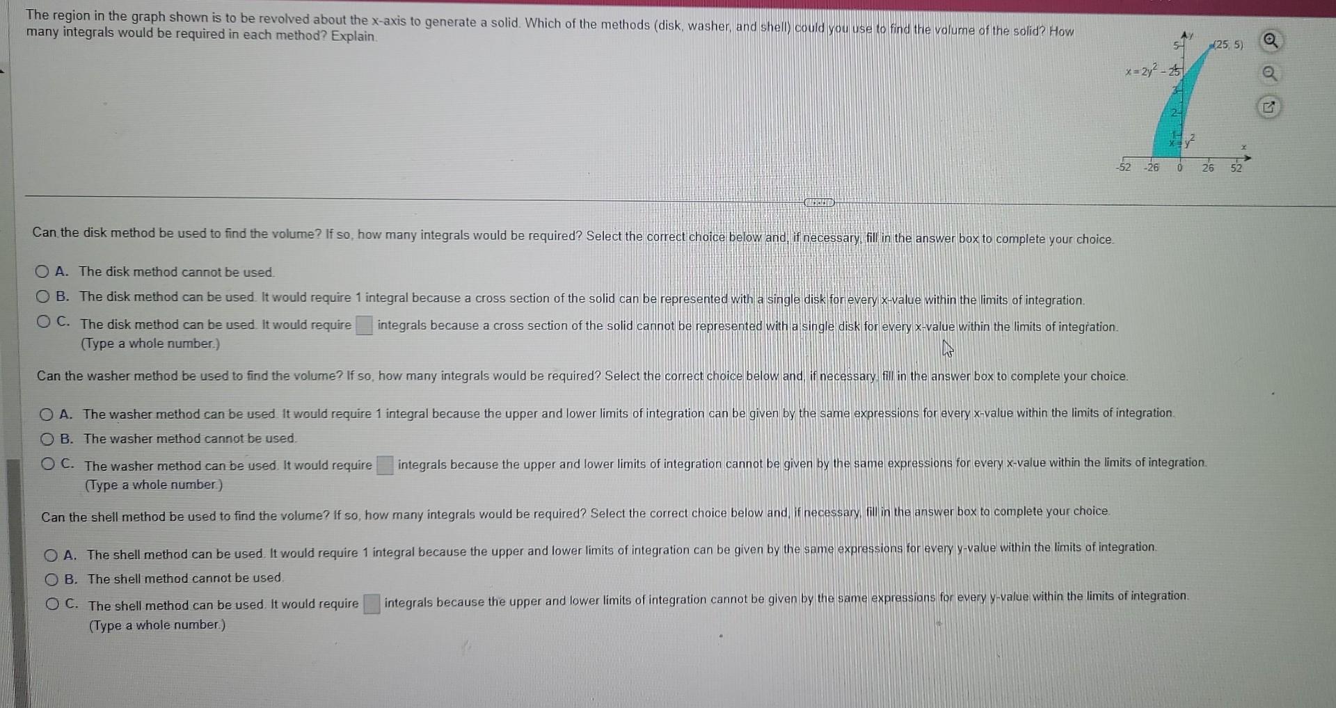 Solved Find the volumes of the solids generated by revolving | Chegg.com