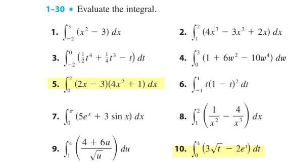 Solved 1-30 - ﻿Evaluate the integral.∫02(2x-3)(4x2+1)dx | Chegg.com