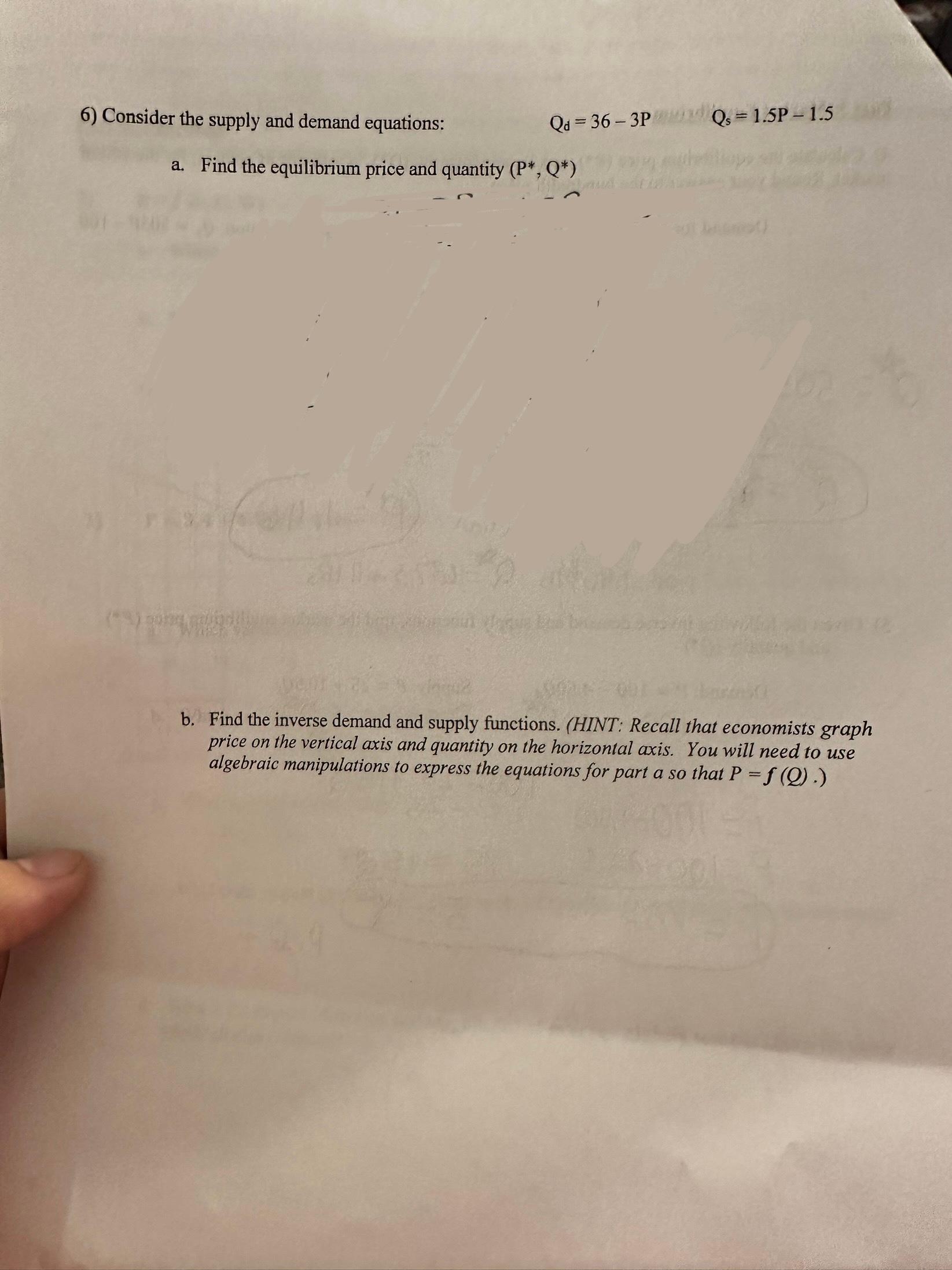 Solved Consider the supply and demand | Chegg.com