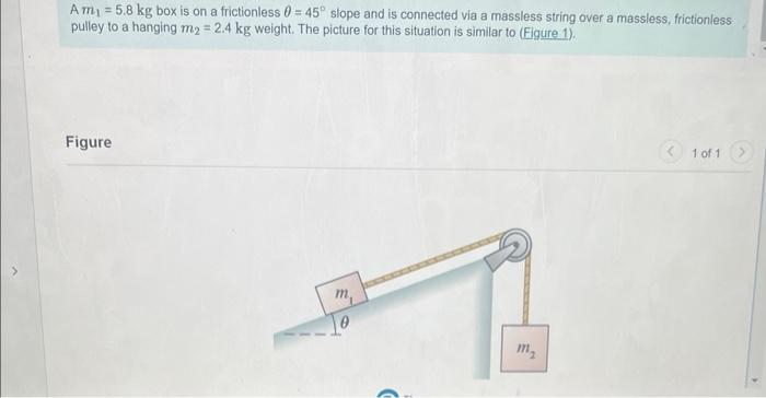 Solved what is the tension if the 5.8kg box is held in | Chegg.com