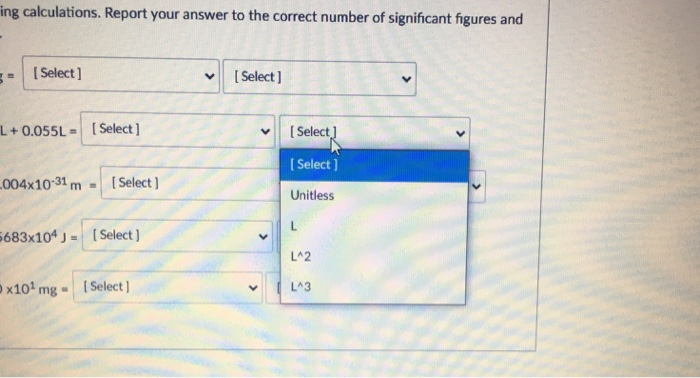 Solved 6. Perform the following calculations. Report your | Chegg.com