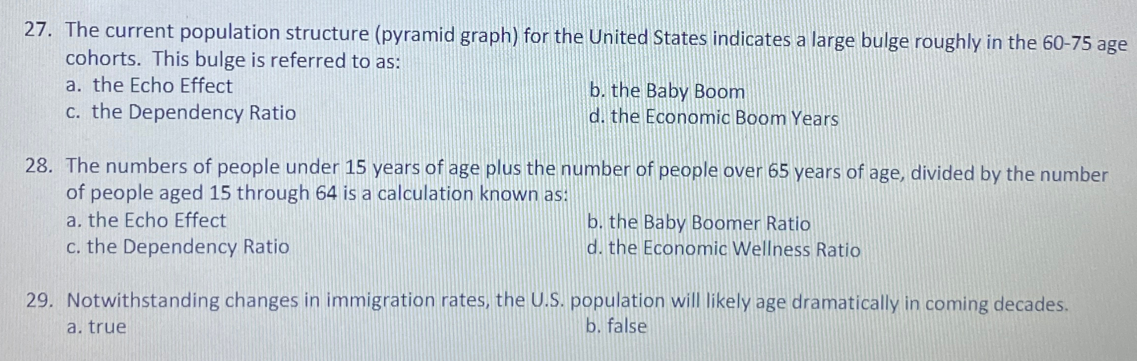 Solved The current population structure (pyramid graph) ﻿for | Chegg.com