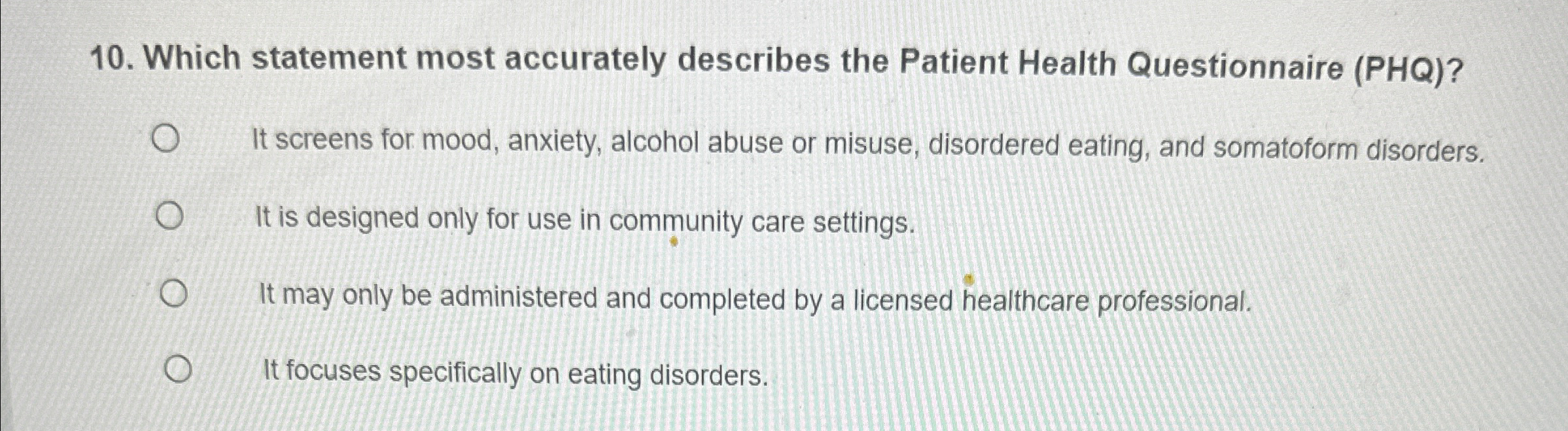 Solved Which statement most accurately describes the Patient | Chegg.com