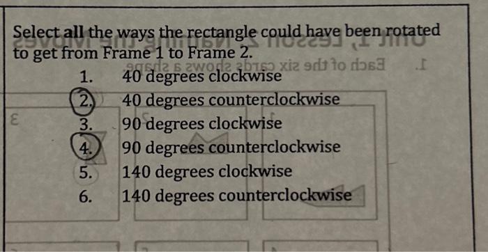 Select all the ways the rectangle could have been | Chegg.com