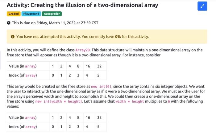 man Activity: Creating the illusion of a | Chegg.com
