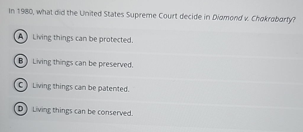Solved In 1980, ﻿what did the United States Supreme Court | Chegg.com