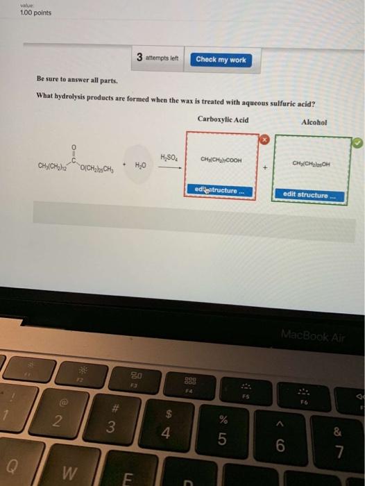 Solved value 1.00 points 3 attempts left Check my work Be | Chegg.com