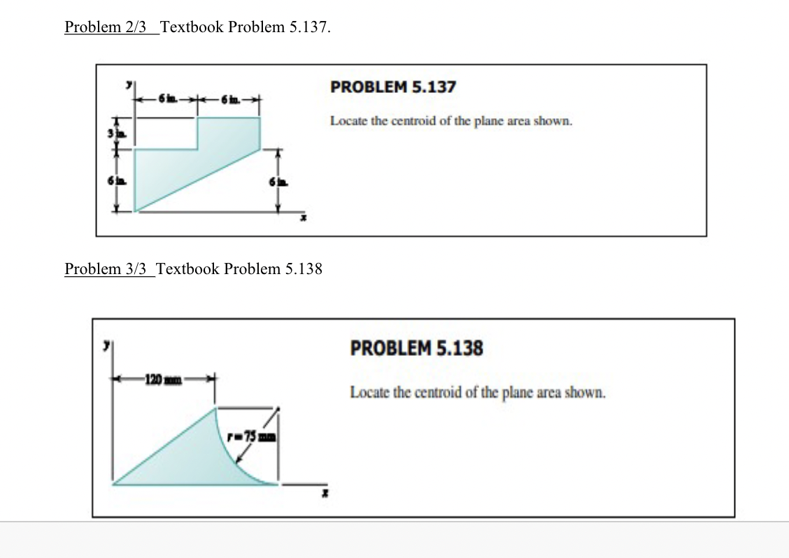Solved by an EXPERT Problem 2/3 ﻿Textbook Problem 5.137.PROBLEM | Chegg.com