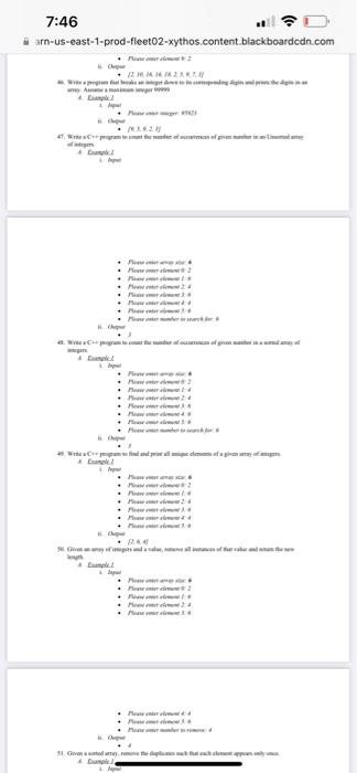 arnay. Manume a marcimam inicger 97\%P 4. Bramite 1 | Chegg.com