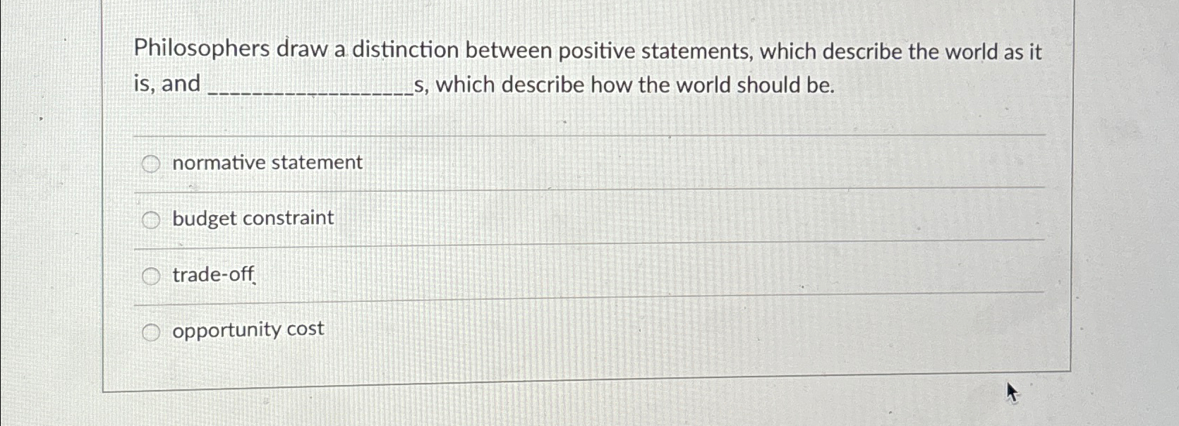 Solved Philosophers draw a distinction between positive | Chegg.com