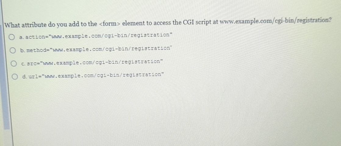 Solved What attribute do you add to the ﻿element to | Chegg.com