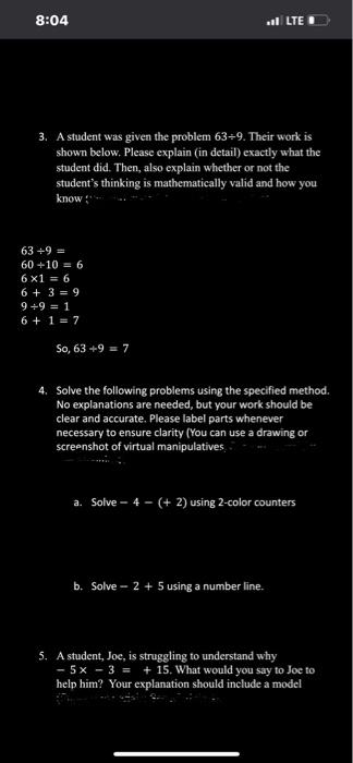 Solved 1. Write two word problems that could both be solved | Chegg.com Solved 1. Write two word problems that could both be solved | Chegg.com