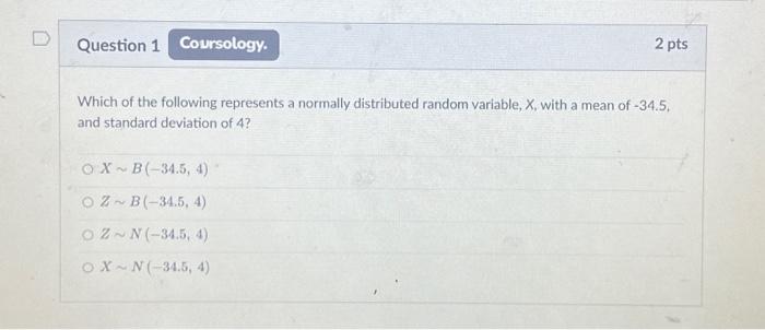 Solved Question 1 Coursology 2 Pts Which Of The Following