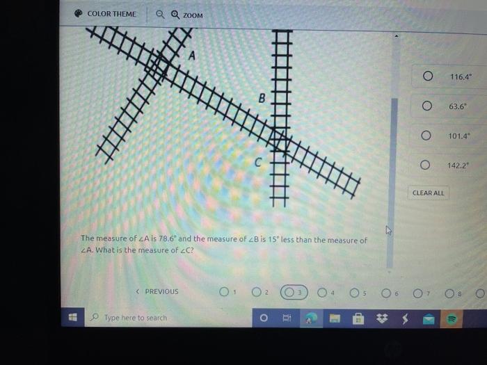 Solved Geometry DA 2-AT HOME-2020 2021 COLOR THEME Q Q ZOOM | Chegg.com