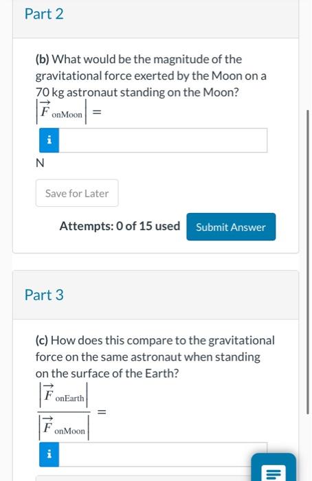 Solved The mass of the Moon is 7×1022 kg, and the radius of | Chegg.com