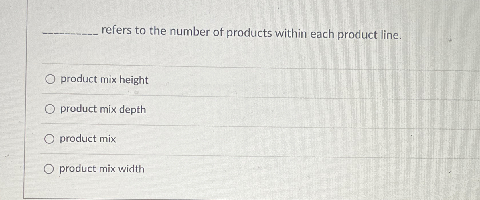 Solved refers to the number of products within each product | Chegg.com