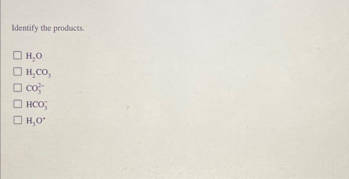 Solved Step 2: Identify the reactants and products in the | Chegg.com