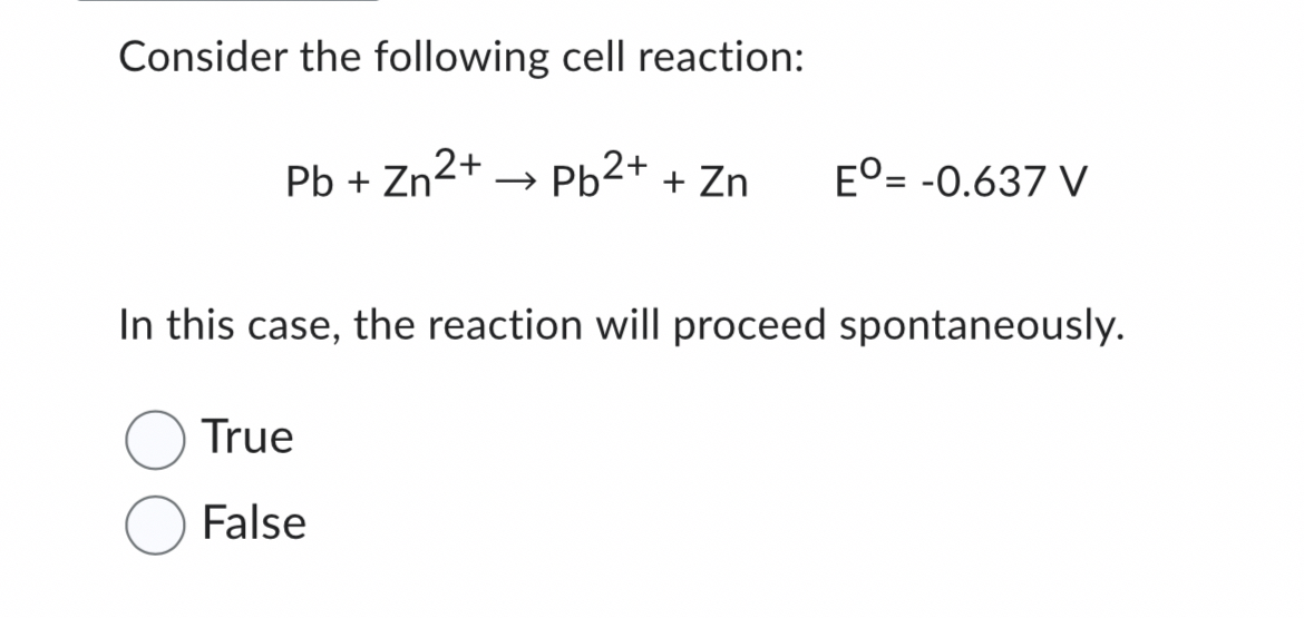 Solved Consider the following cell | Chegg.com