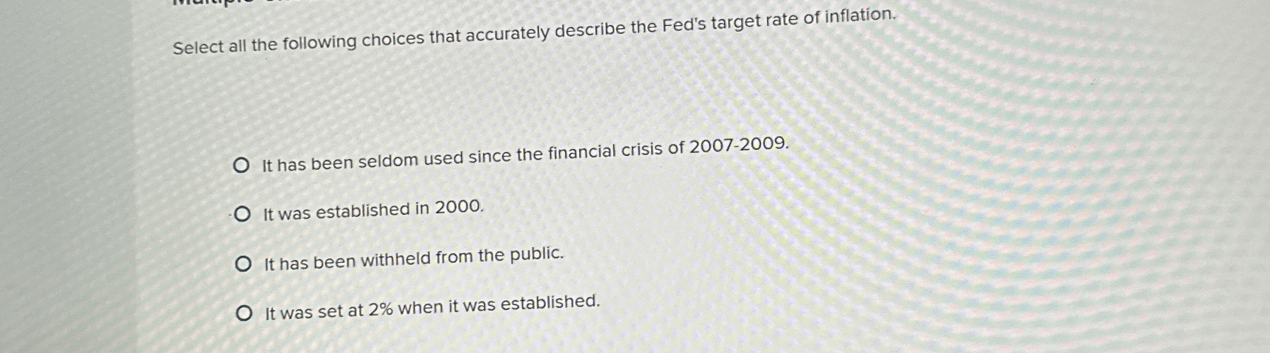 High Quality SOLUTION Select all the following choices that accurately | Chegg.com