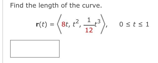 Solved Find the length of the curve. | Chegg.com