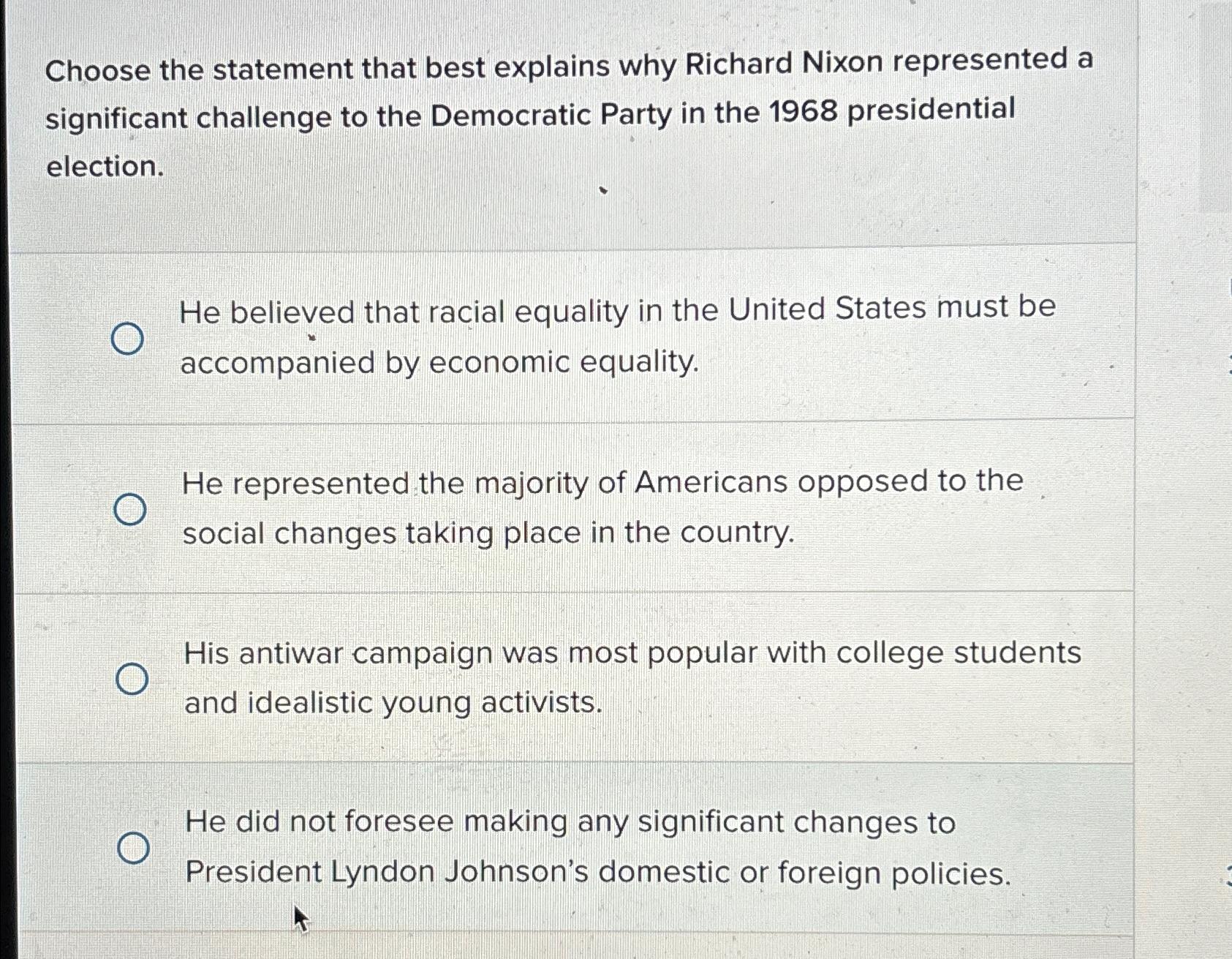 Solved Choose the statement that best explains why Richard | Chegg.com