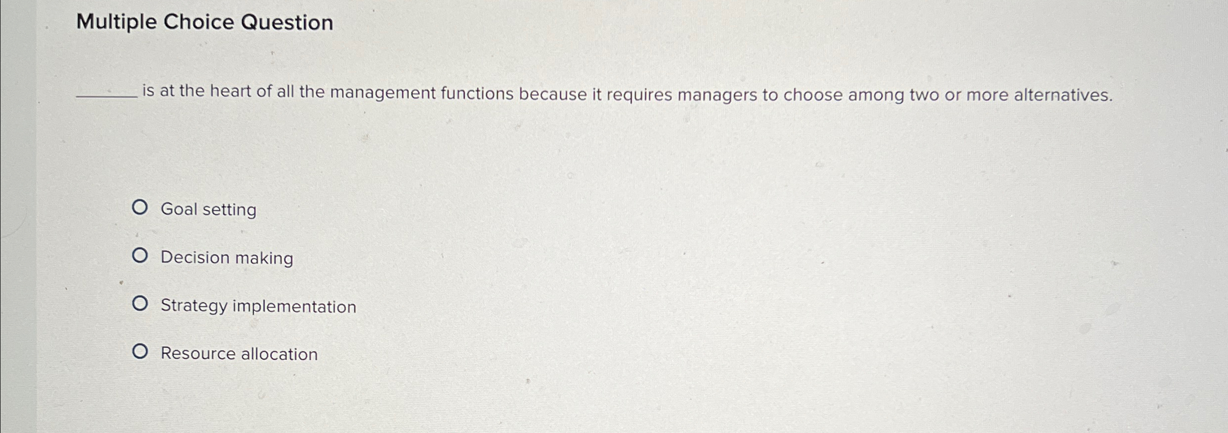 Solved Multiple Choice Questionis at the heart of all the | Chegg.com