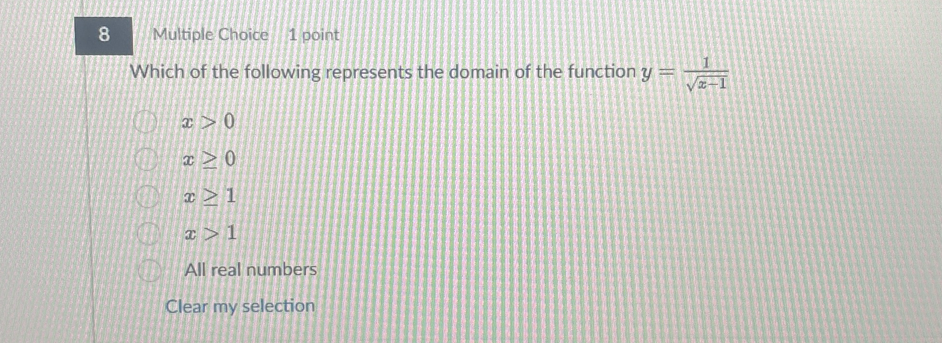 Solved 8Multiple Choice 1 ﻿pointWhich of the following | Chegg.com