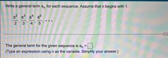 Solved Express the sum using summation notation. Use the | Chegg.com