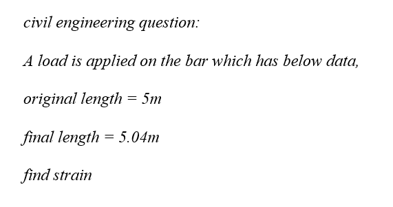 Solved civil engineering question:A load is applied on the | Chegg.com