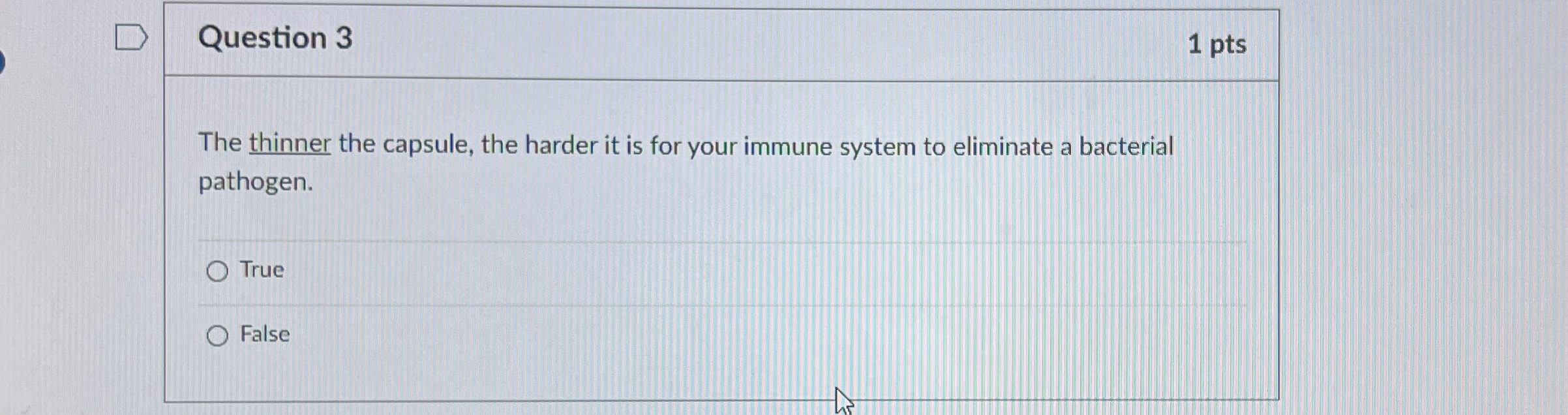 Solved Question 31 ﻿ptsThe thinner the capsule, the harder | Chegg.com