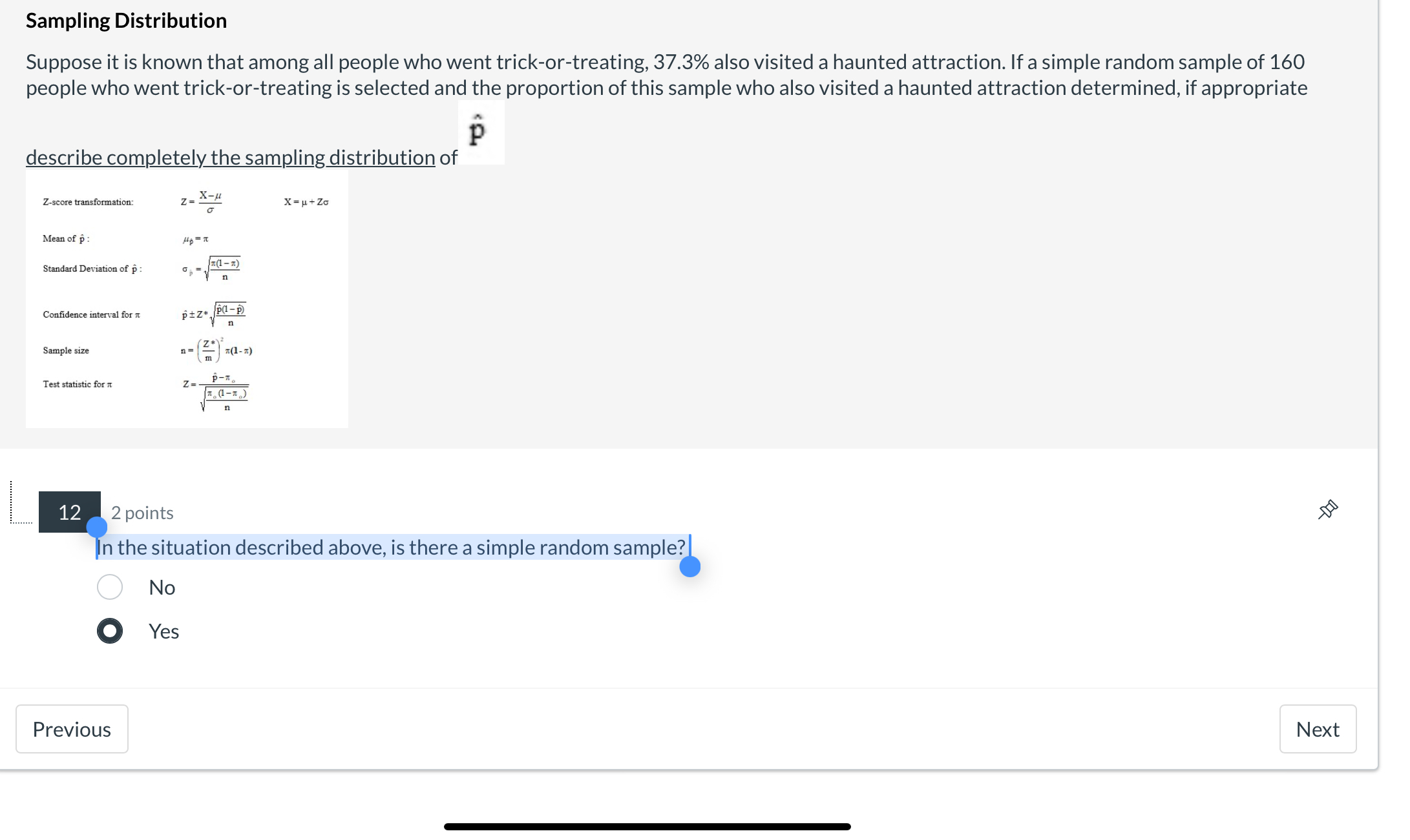 Solved Sampling DistributionSuppose it is known that among | Chegg.com