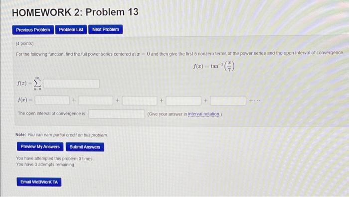 Solved For the following function, find the fuil power | Chegg.com