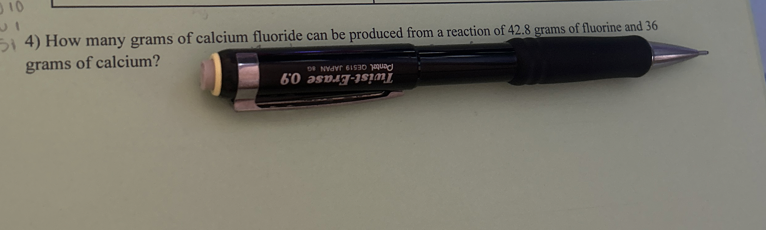 Solved How many grams of calcium fluoride can be produced | Chegg.com