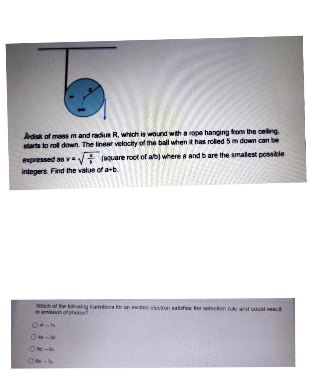 Solved option for 1st question are--- 201 202 203 do not | Chegg.com