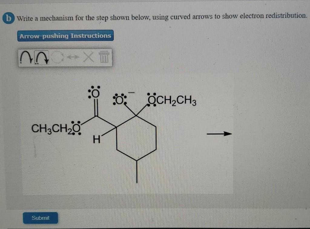Solved b Write a mechanism for the step shown below, using | Chegg.com