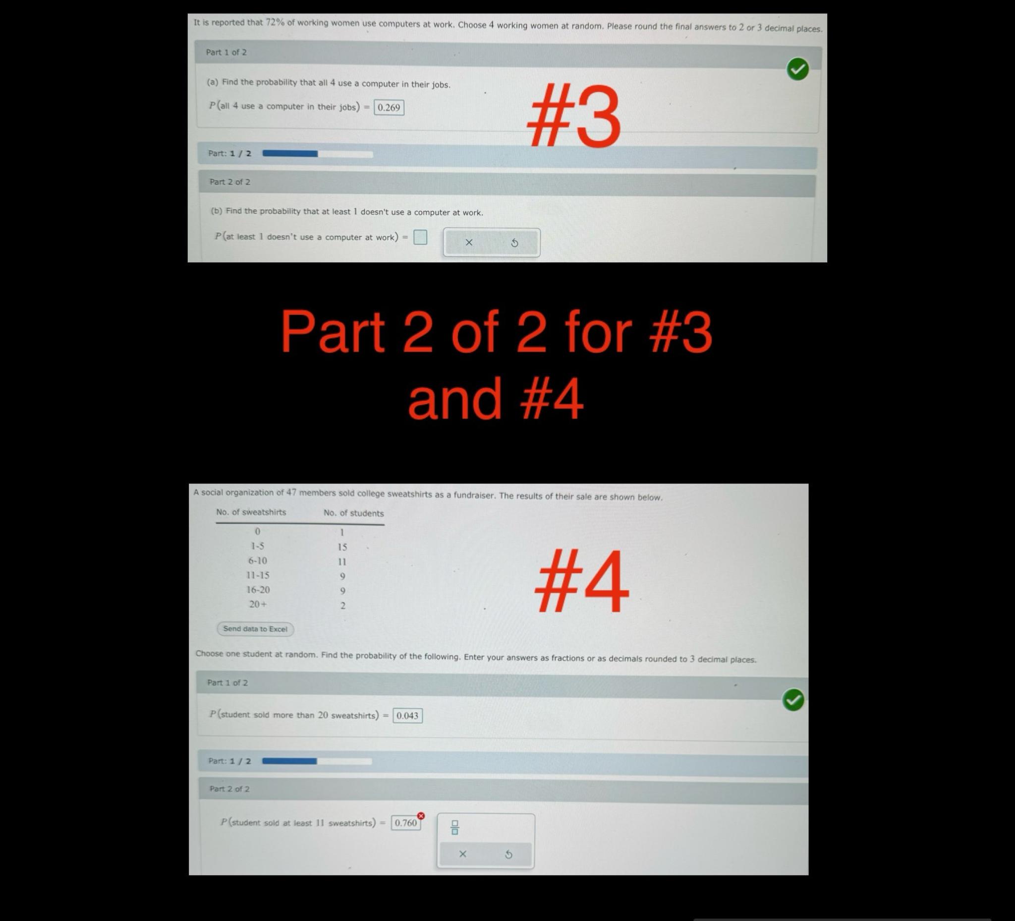 Solved Part 2 ﻿of 2 ﻿for #3 ﻿and #4 | Chegg.com