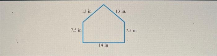 Solved The dimensions of home plate at a random baseball | Chegg.com