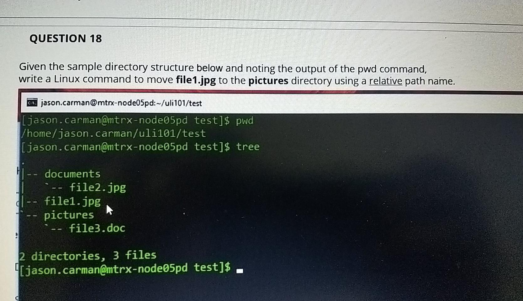 Solved QUESTION 3 Which of the following is NOT a file | Chegg.com