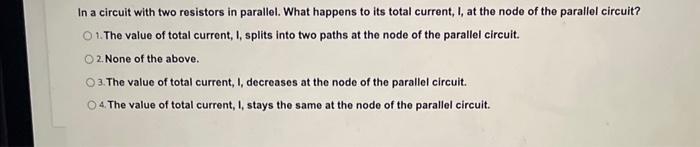 Solved When wiring the sories.parallel circult, shown below, | Chegg.com
