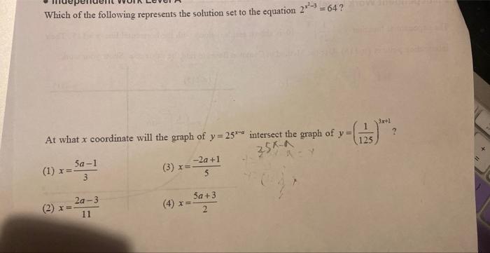 Solved Which of the following represents the solution set to | Chegg.com
