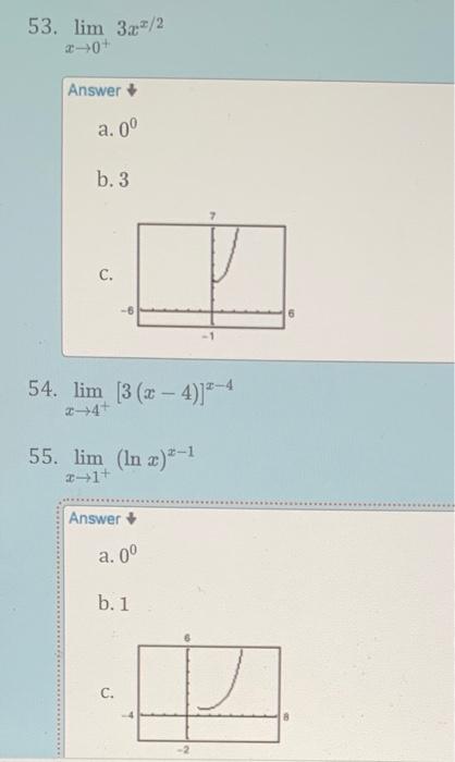 Solved Evaluating A Limit In Exercises