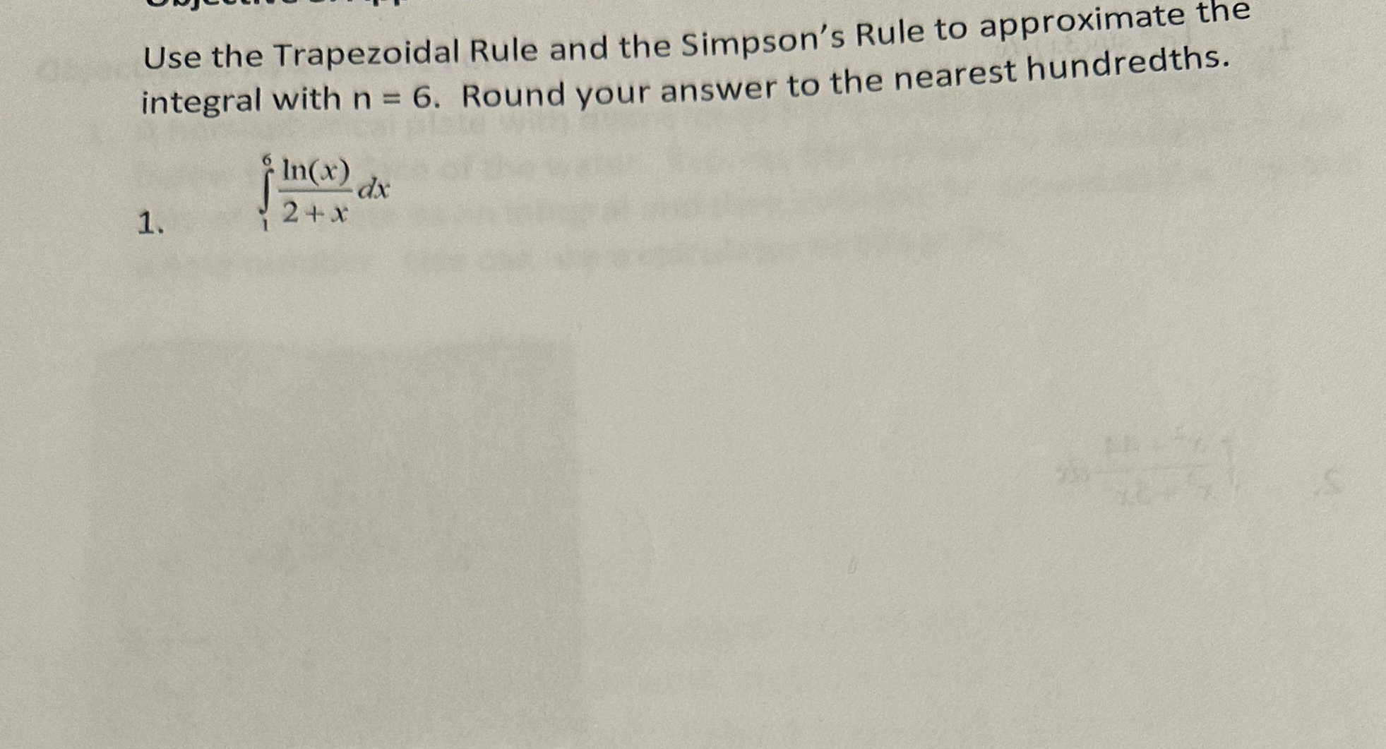 Solved Use the Trapezoidal Rule and the Simpson's Rule to | Chegg.com
