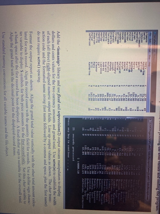 Solved Create a Windows console program named | Chegg.com
